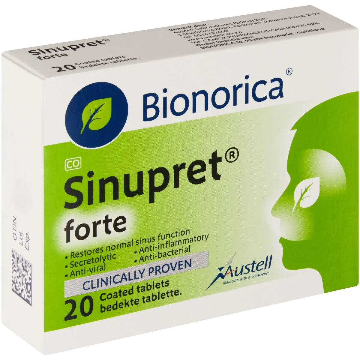 Sinupret Forte Tablets 20’s – Randpark Pharmacy