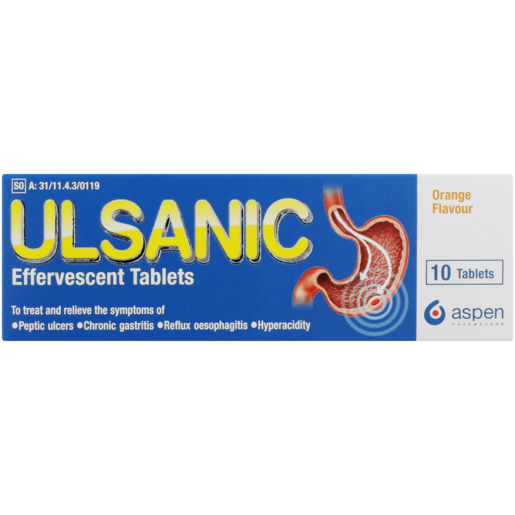 Ulsanic Effervescent Tablets 10’s – Randpark Pharmacy